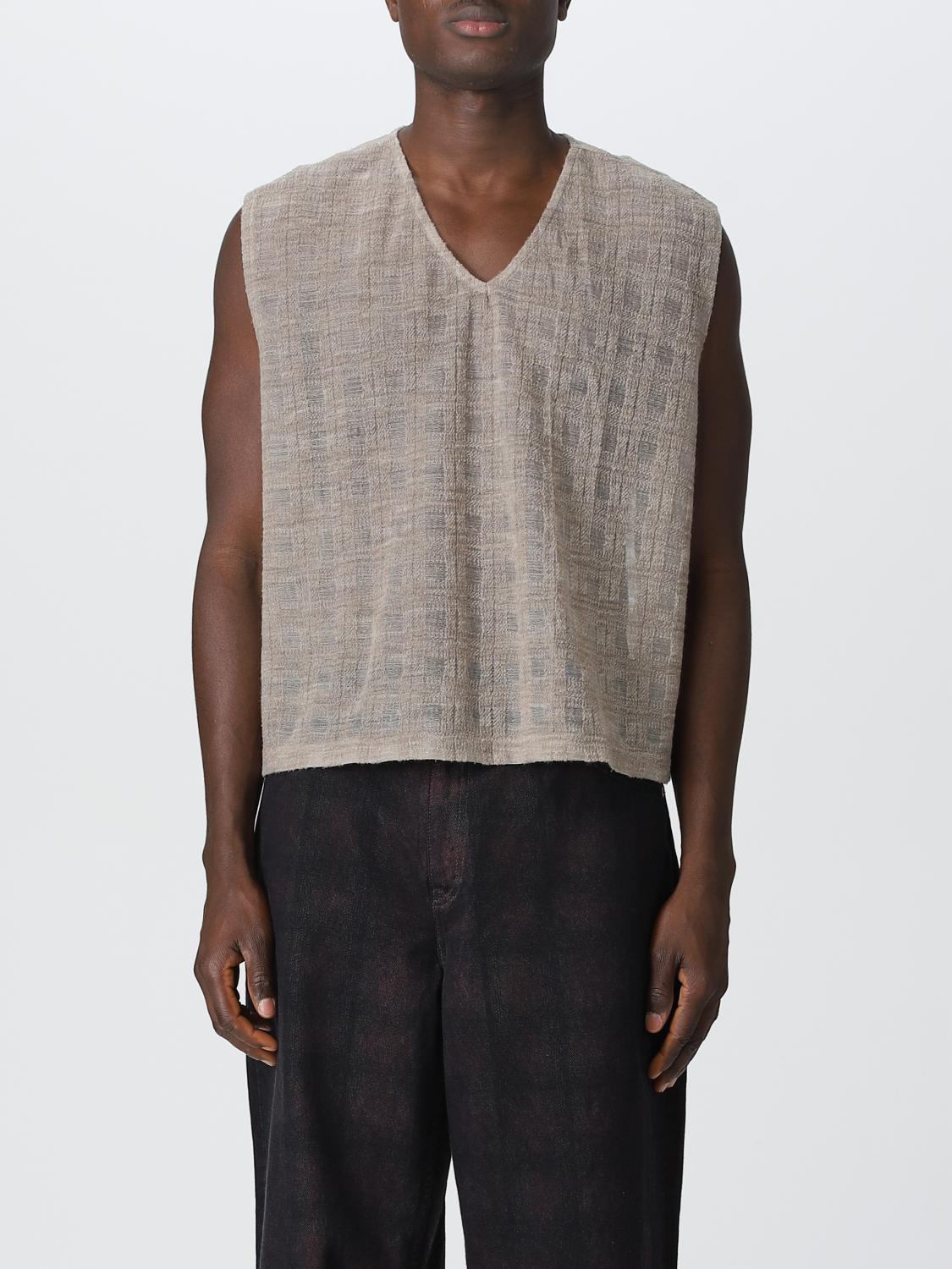 OUR LEGACY: Sweater men - Grey | Our Legacy suit vest M2236DG online at ...