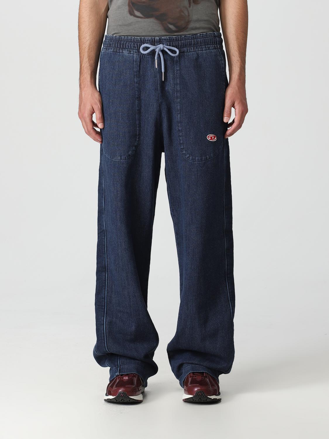 DIESEL: denim jeans - Blue | Diesel jeans A0392409C30 online at GIGLIO.COM