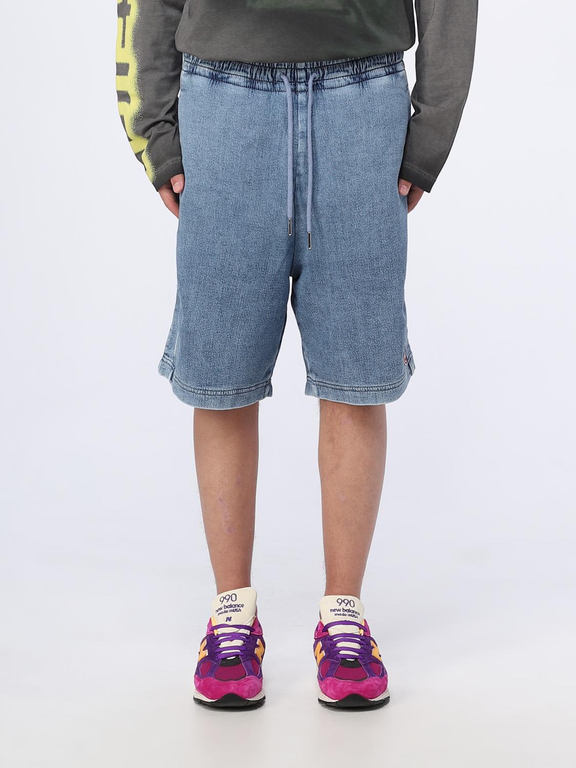 DIESEL: shorts in denim - Blue | Diesel short A0393409D online at ...