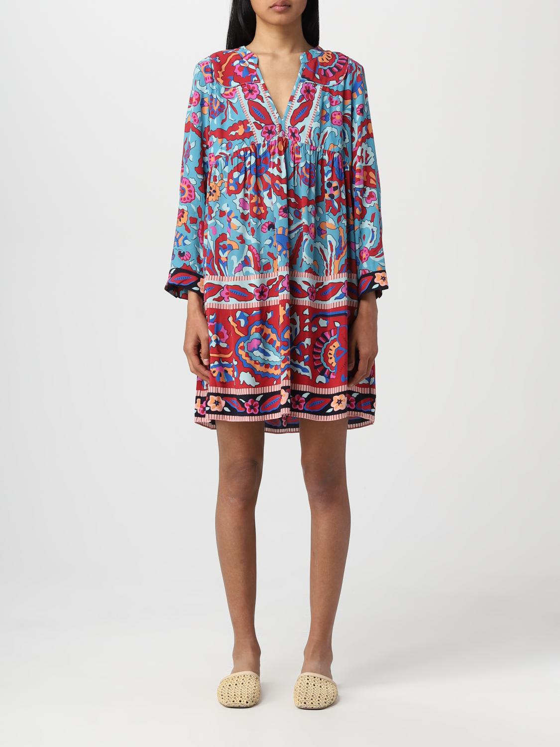 BA&SH: Dress woman - Blue | Ba&Sh dress MAUREEN online at GIGLIO.COM