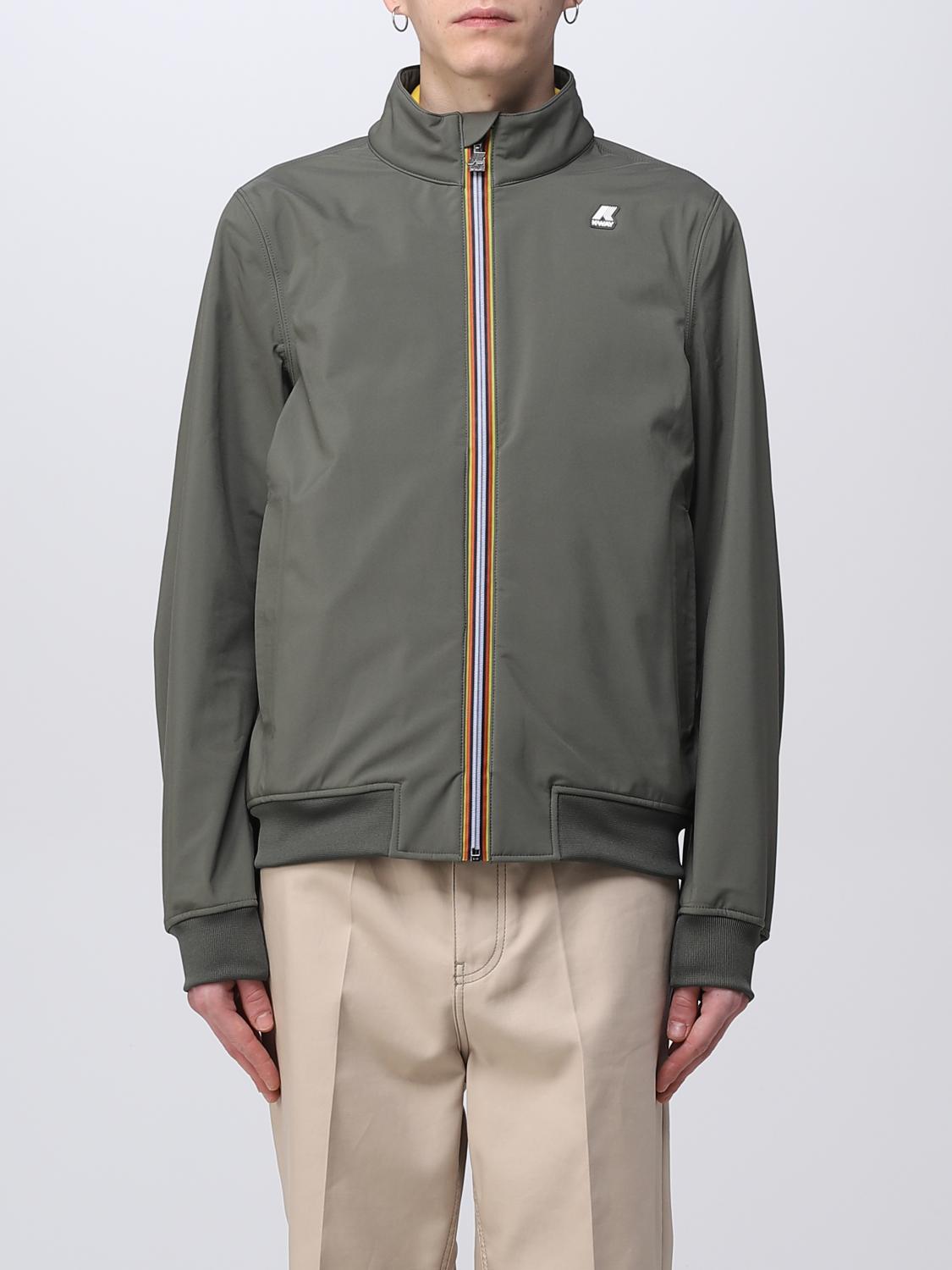 K-WAY: Blazer men - Green | K-Way jacket K111B1W online at GIGLIO.COM