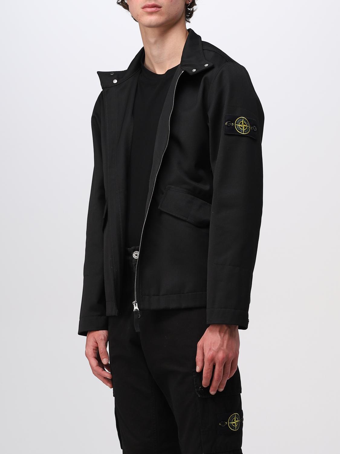 STONE ISLAND: Jacket men - Black | Stone Island jacket 781541128 online ...