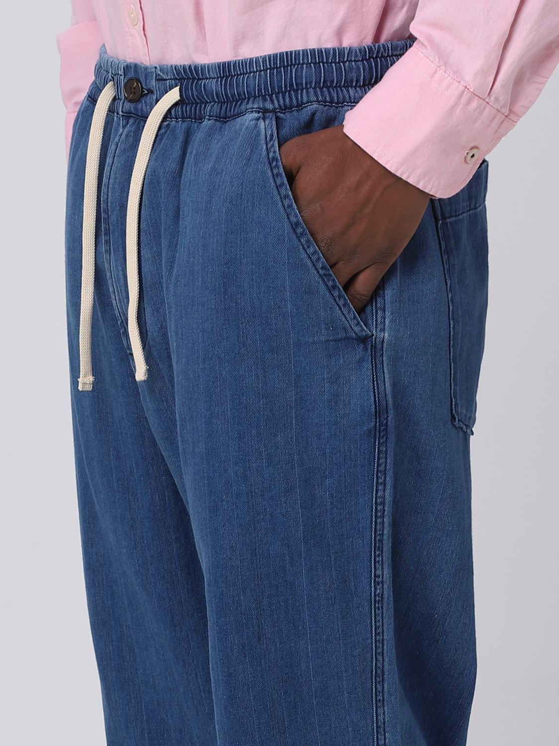 UNIVERSAL WORKS: Jeans men - Blue | Universal Works jeans 28534 online ...