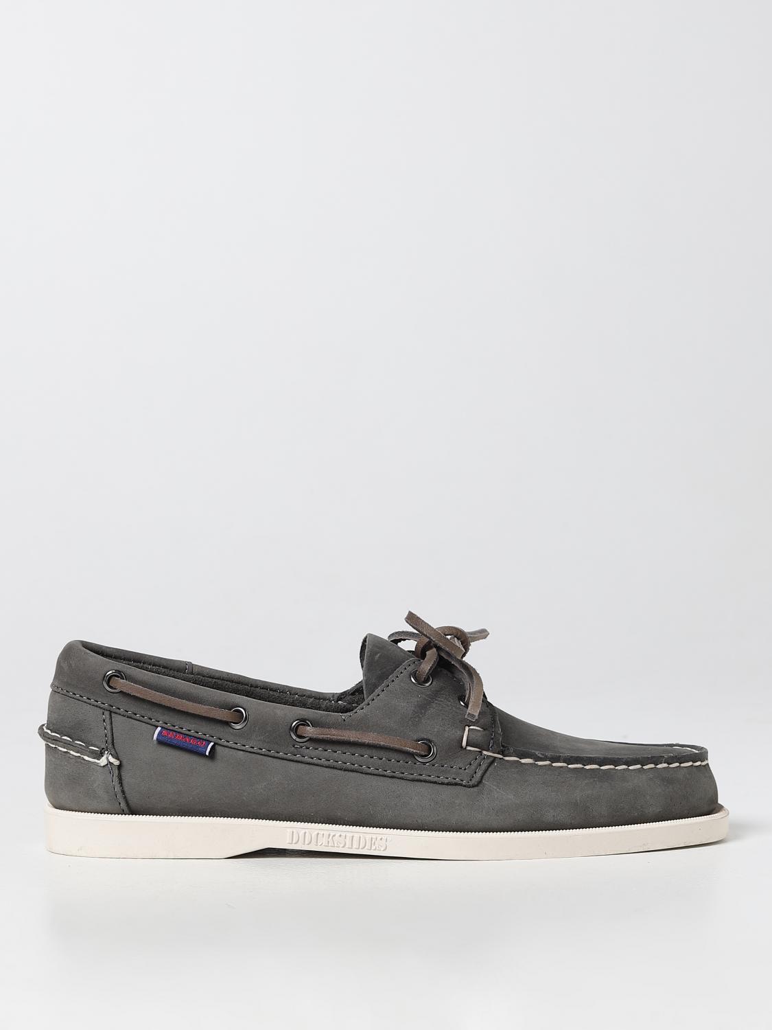SEBAGO: Loafers men - Grey | Sebago loafers 70015H0 online at GIGLIO.COM