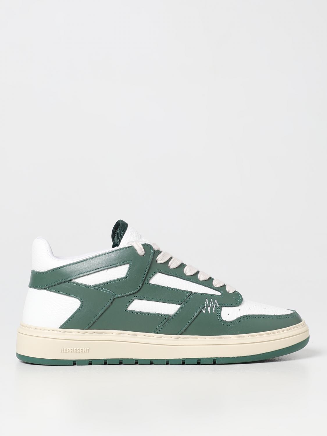 REPRESENT: Sneakers men - Green | Represent sneakers M12049 online at ...