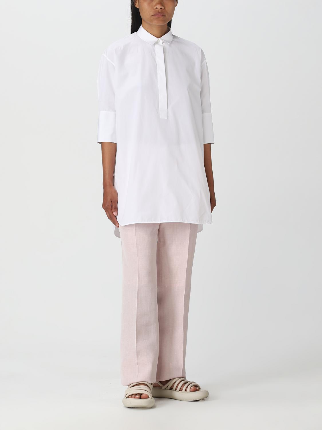 Jil Sander 衬衫 女士 - 白色 | J05DL0005J45001 | GIGLIO.COM