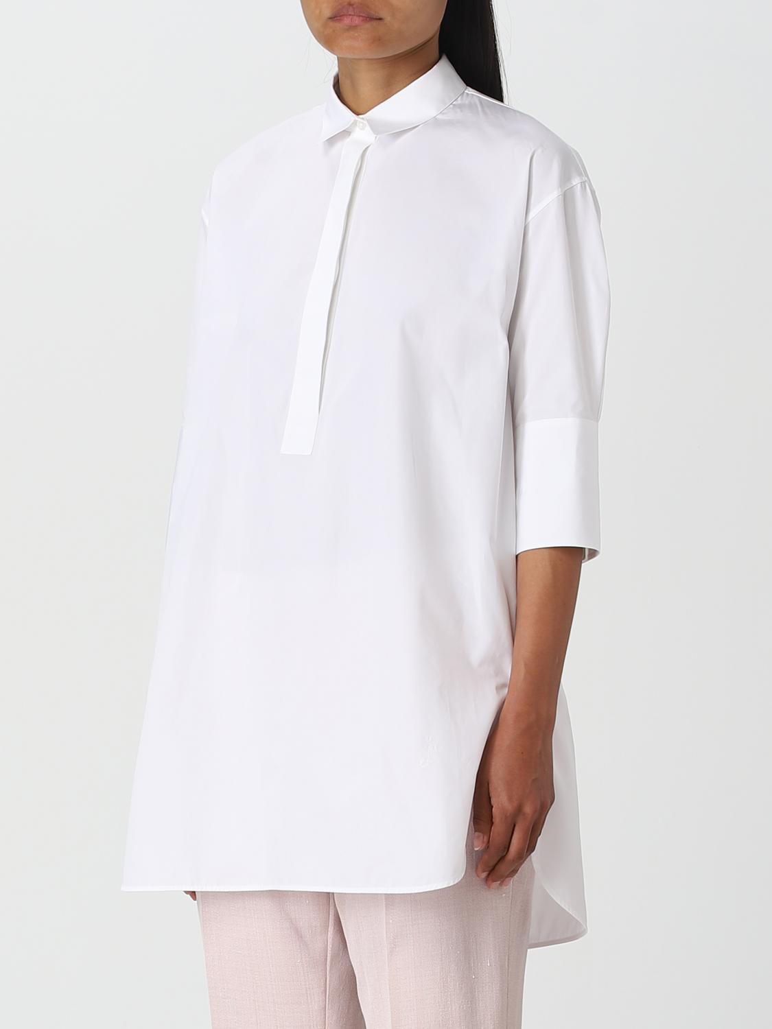 Jil Sander 衬衫 女士 - 白色 | J05DL0005J45001 | GIGLIO.COM
