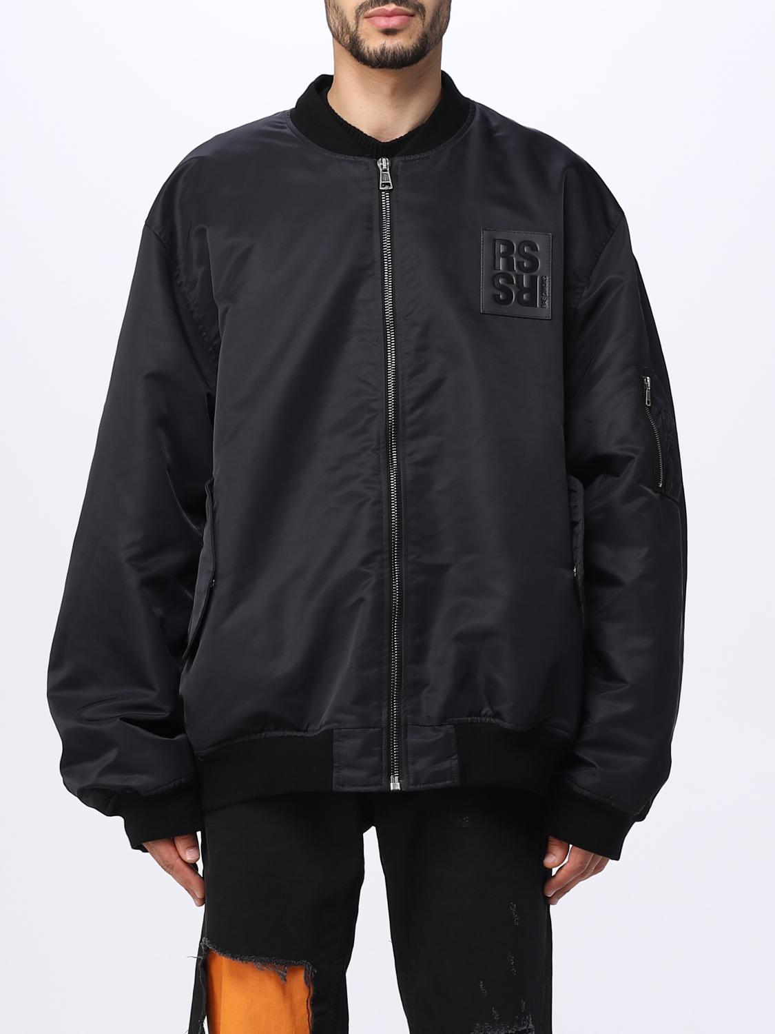 RAF SIMONS: Jacket men - Black | Raf Simons jacket 231M619 online at ...