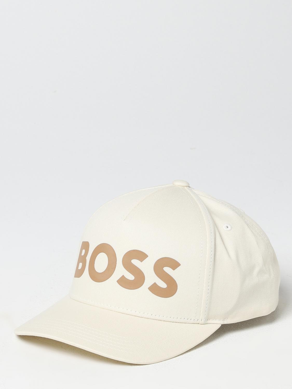 BOSS: Hat men - Yellow Cream | Boss hat 50490382 online at GIGLIO.COM