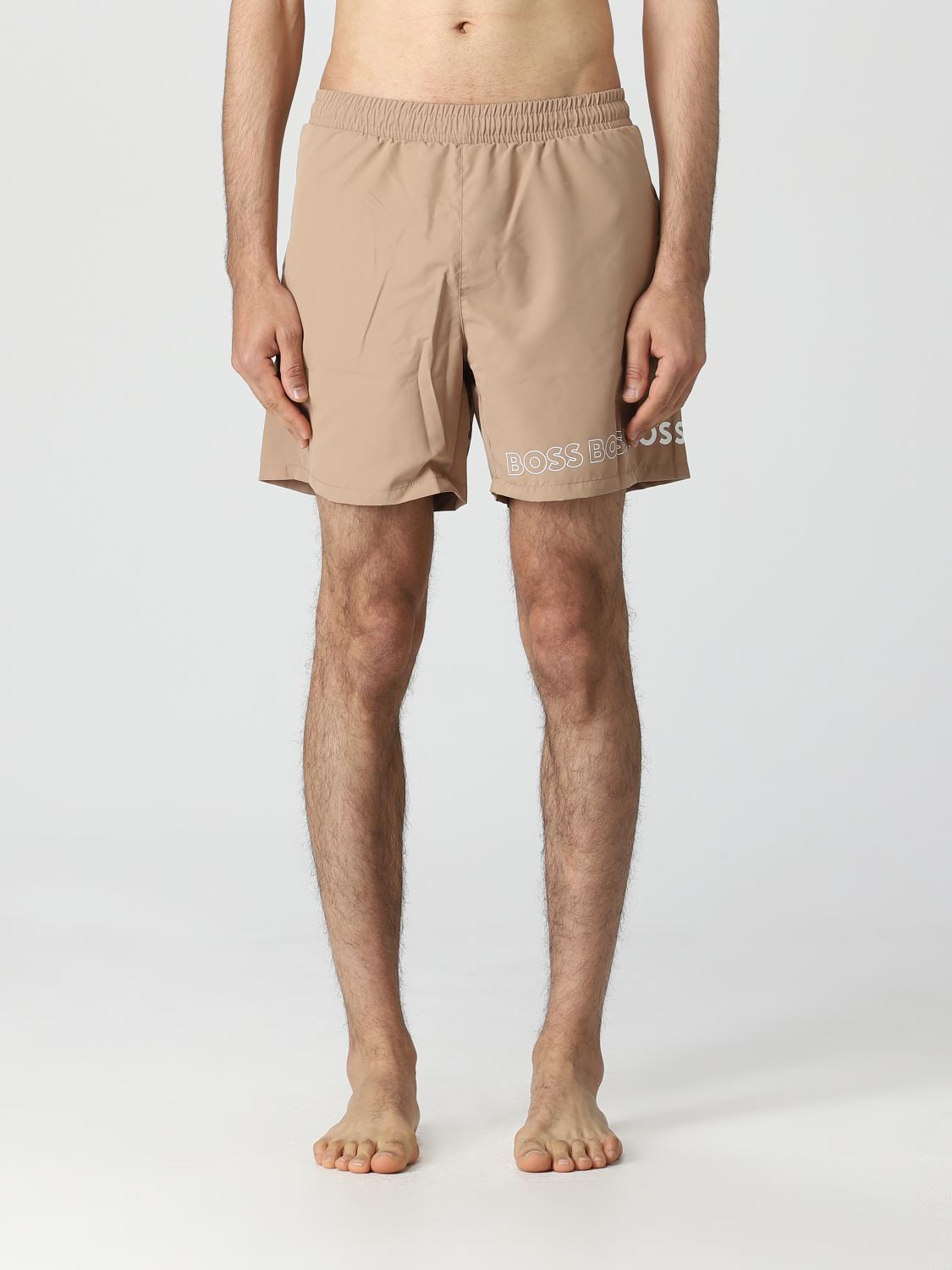 BOSS: Swimsuit men - Beige | Boss swimsuit 50469300 online at GIGLIO.COM