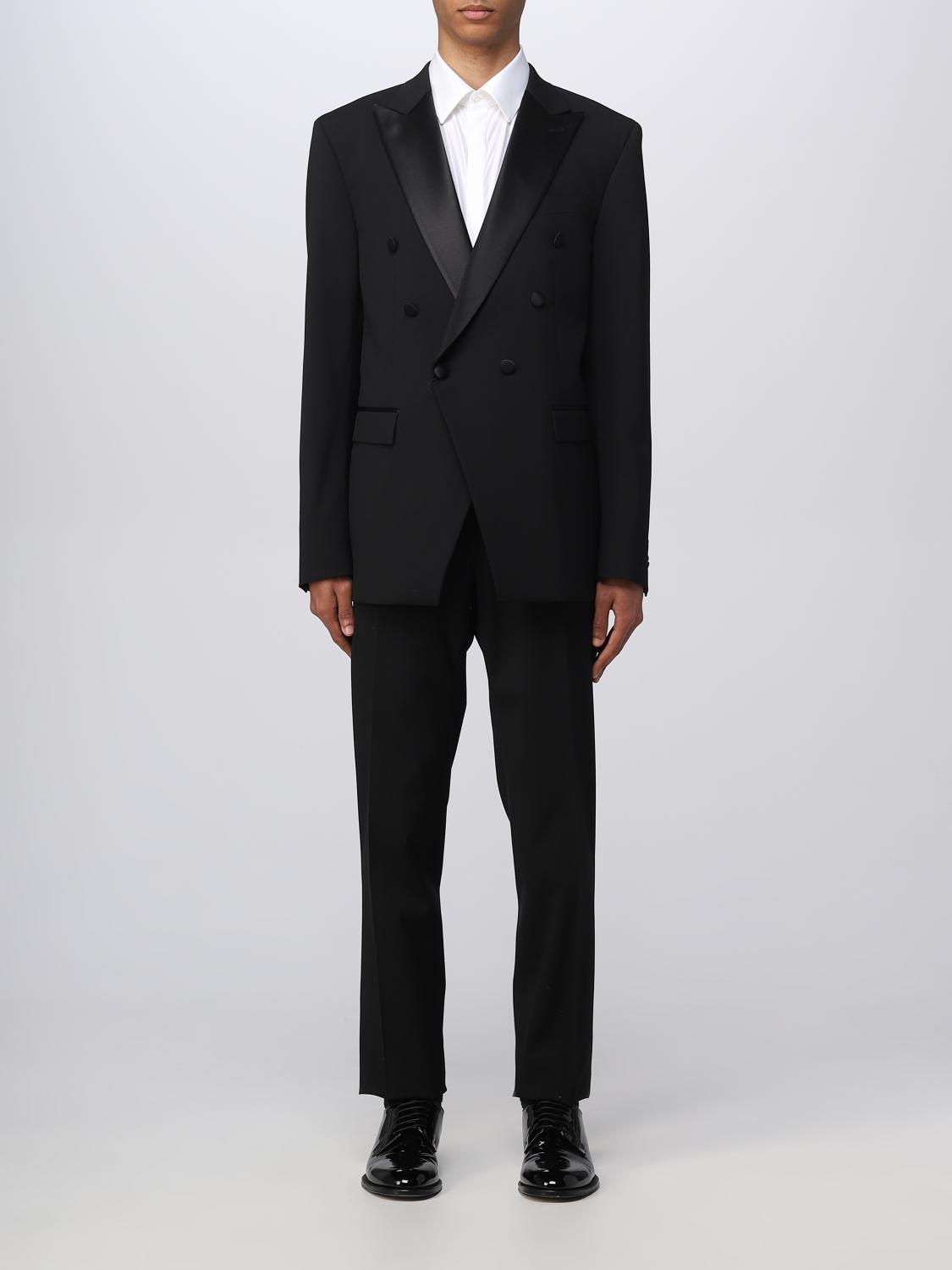 CORNELIANI: Suit men - Black | Corneliani suit 917T523198542 online at ...