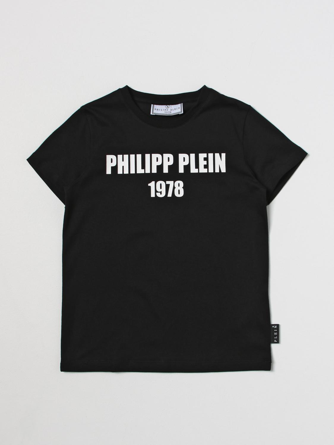 PHILIPP PLEIN: T-shirt kids - Black | Philipp Plein t-shirt 2NM007LAA22 ...