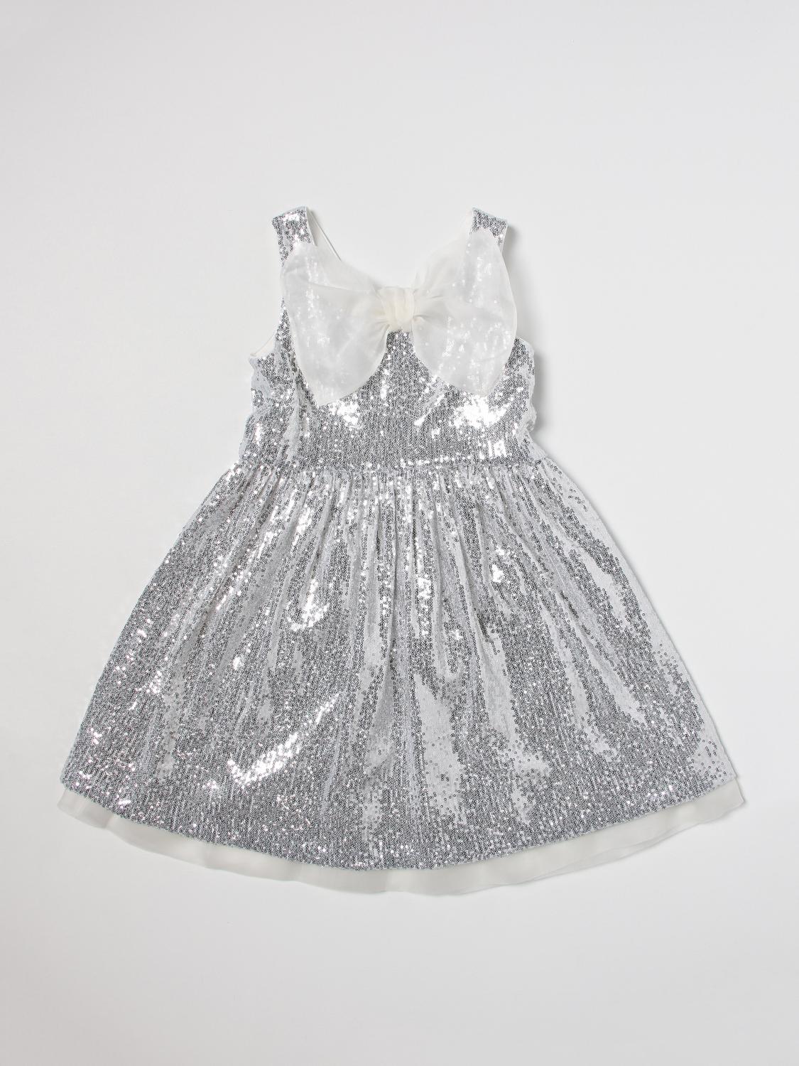 MI MI SOL: Dress kids - Silver | Mi Mi Sol dress MFAB549TS0741 online ...