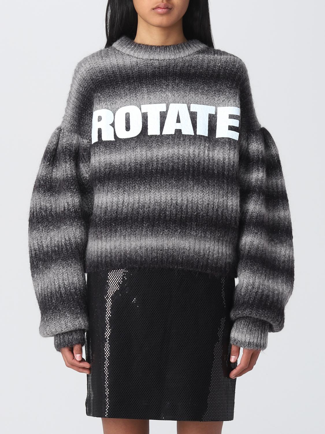 ROTATE: Sweater woman - Grey | Rotate sweater RT2404 online at GIGLIO.COM