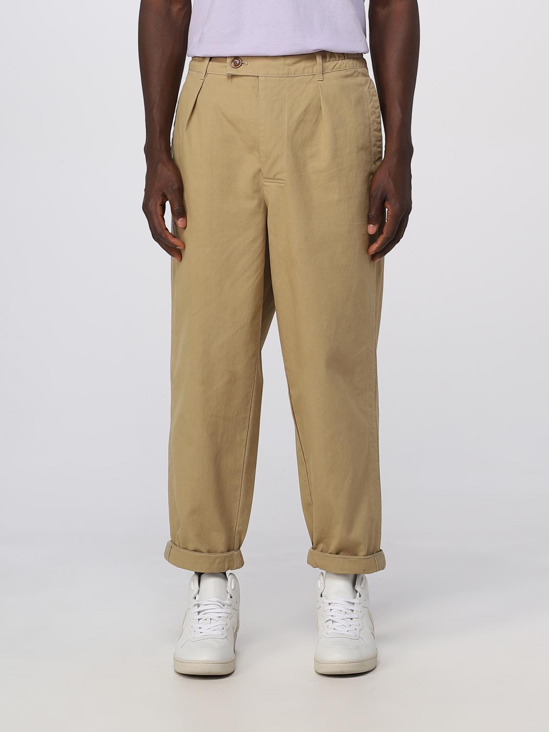BARBOUR: Pants men - Camel | Barbour pants MTR0633 online at GIGLIO.COM