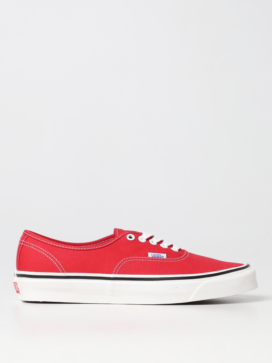 VANS: Shoes men - Red | Vans sneakers VN0A38ENMR91 online at GIGLIO.COM
