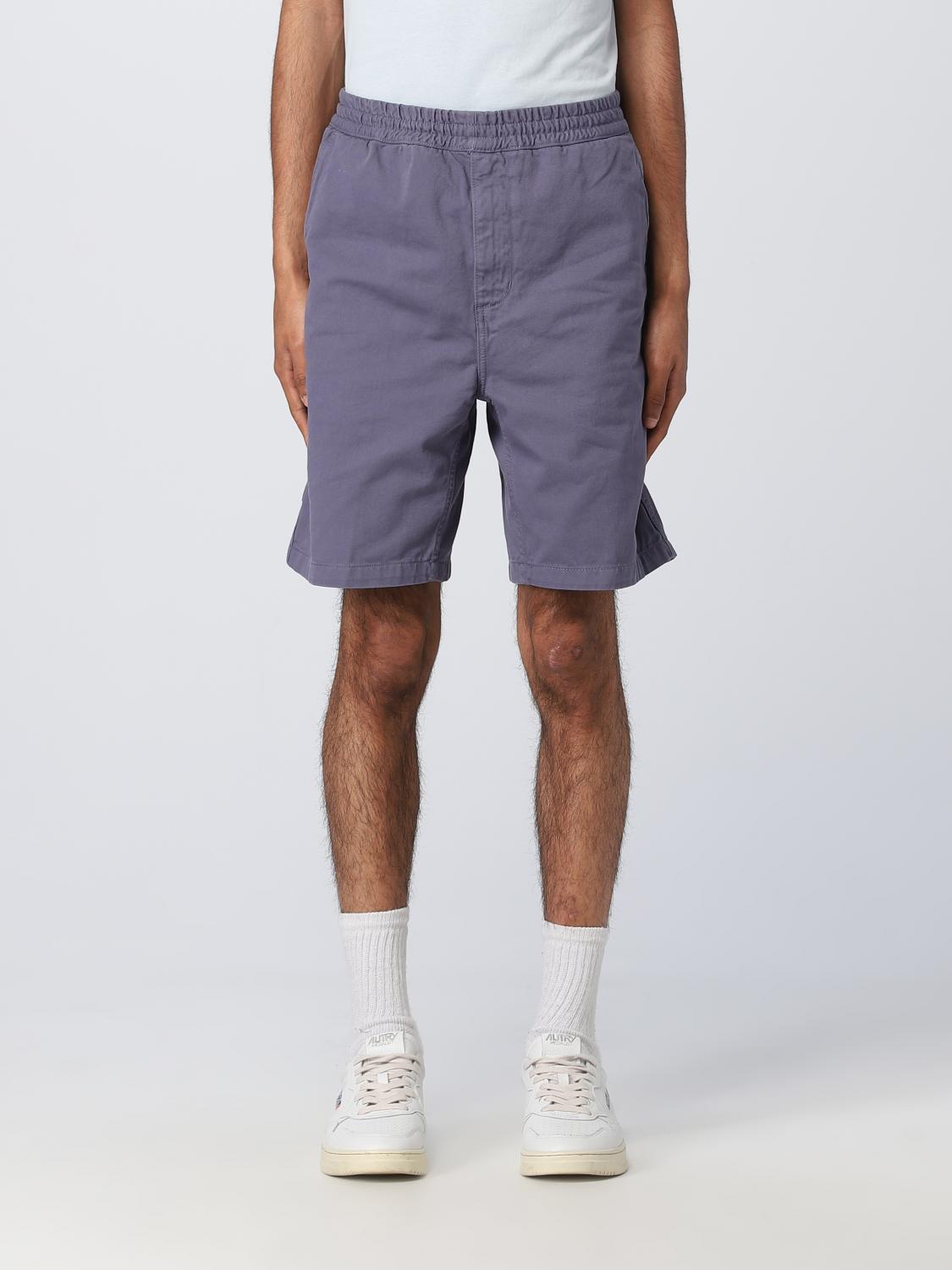 CARHARTT WIP: Short men - Blue | Carhartt Wip shorts I030480 online at ...