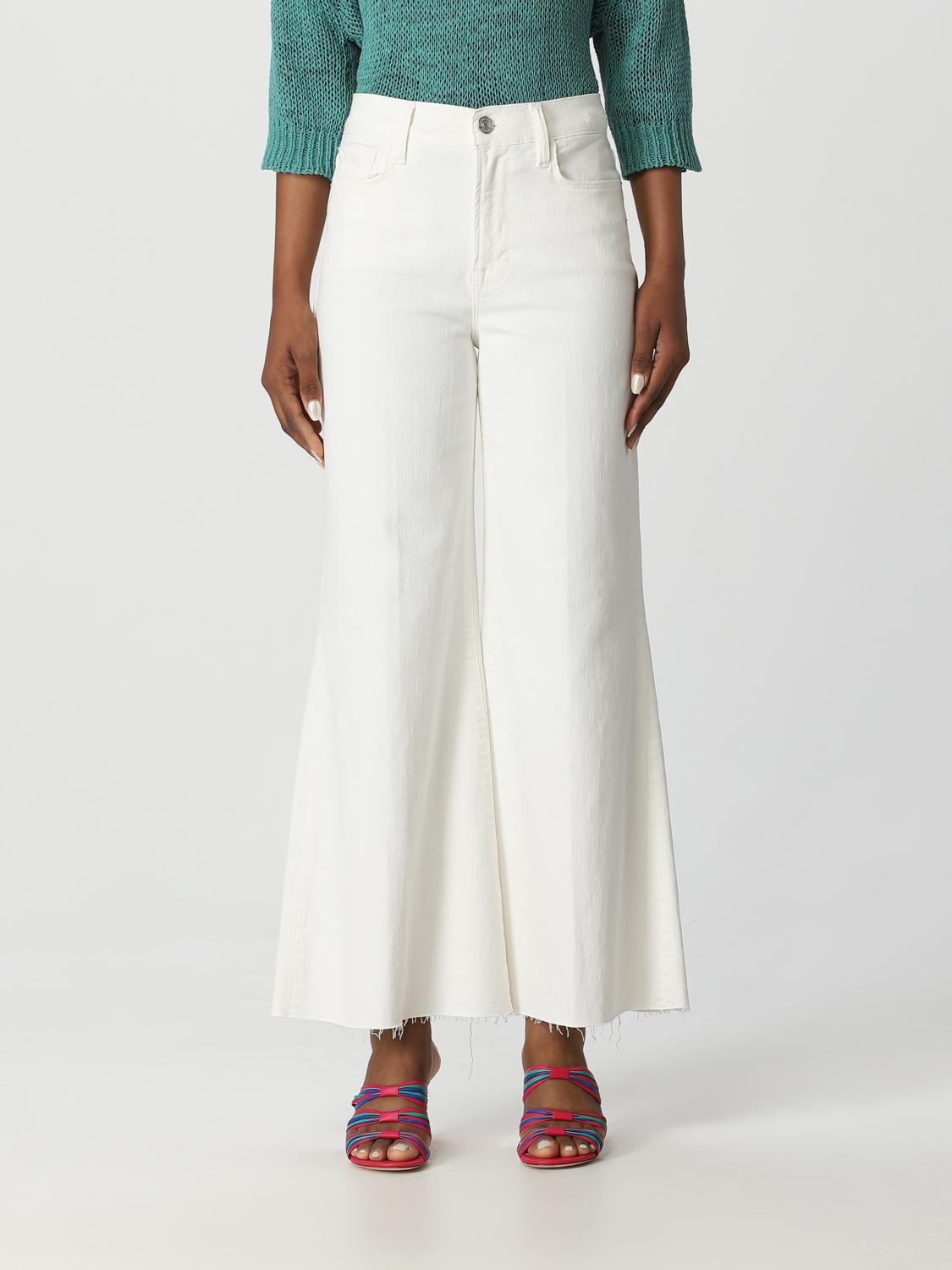 FRAME: Jeans woman - White | Frame jeans LPPCRA470 online at GIGLIO.COM