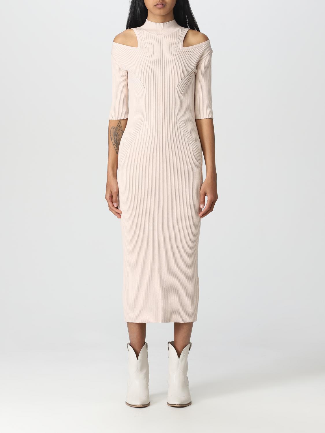 IRO: Dress woman - Dove Grey | Iro dress WP33PRISCILLA online at GIGLIO.COM