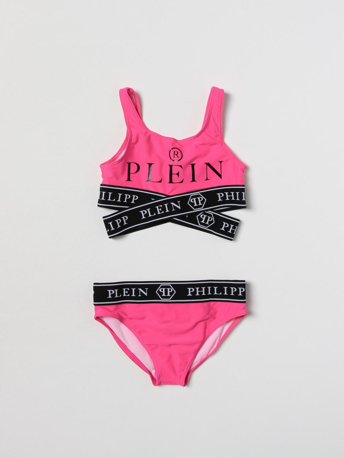 PHILIPP PLEIN: Swimsuit kids - Fuchsia | Philipp Plein swimsuit ...