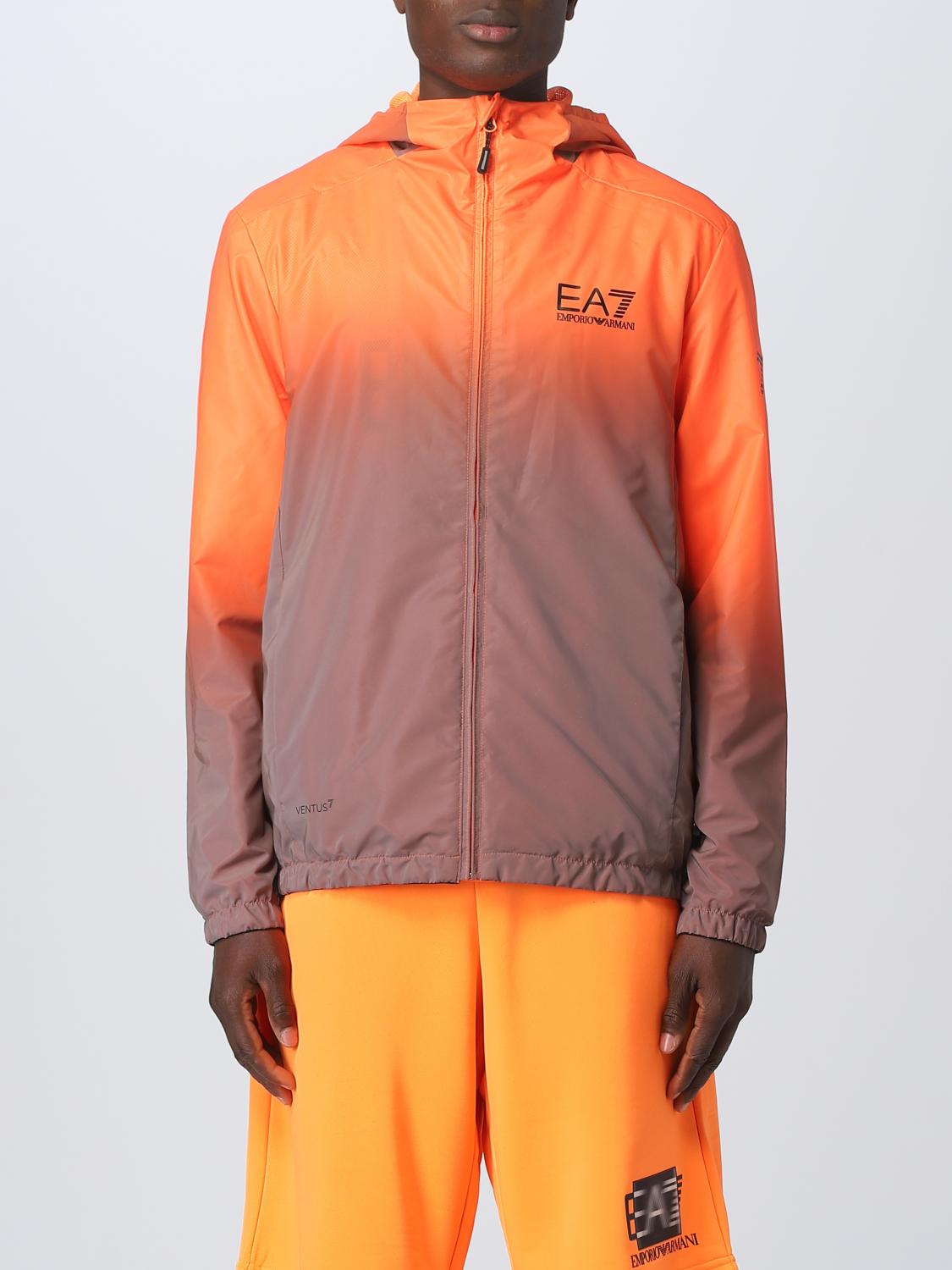 EA7: Jacket men - Orange | Ea7 jacket 3RPB17PNBYZ online at GIGLIO.COM