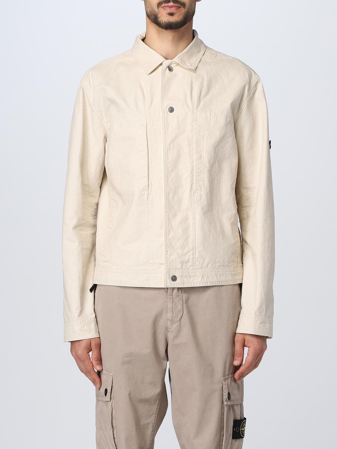 STONE ISLAND SHADOW PROJECT: Jacket men - Butter | Stone Island Shadow ...