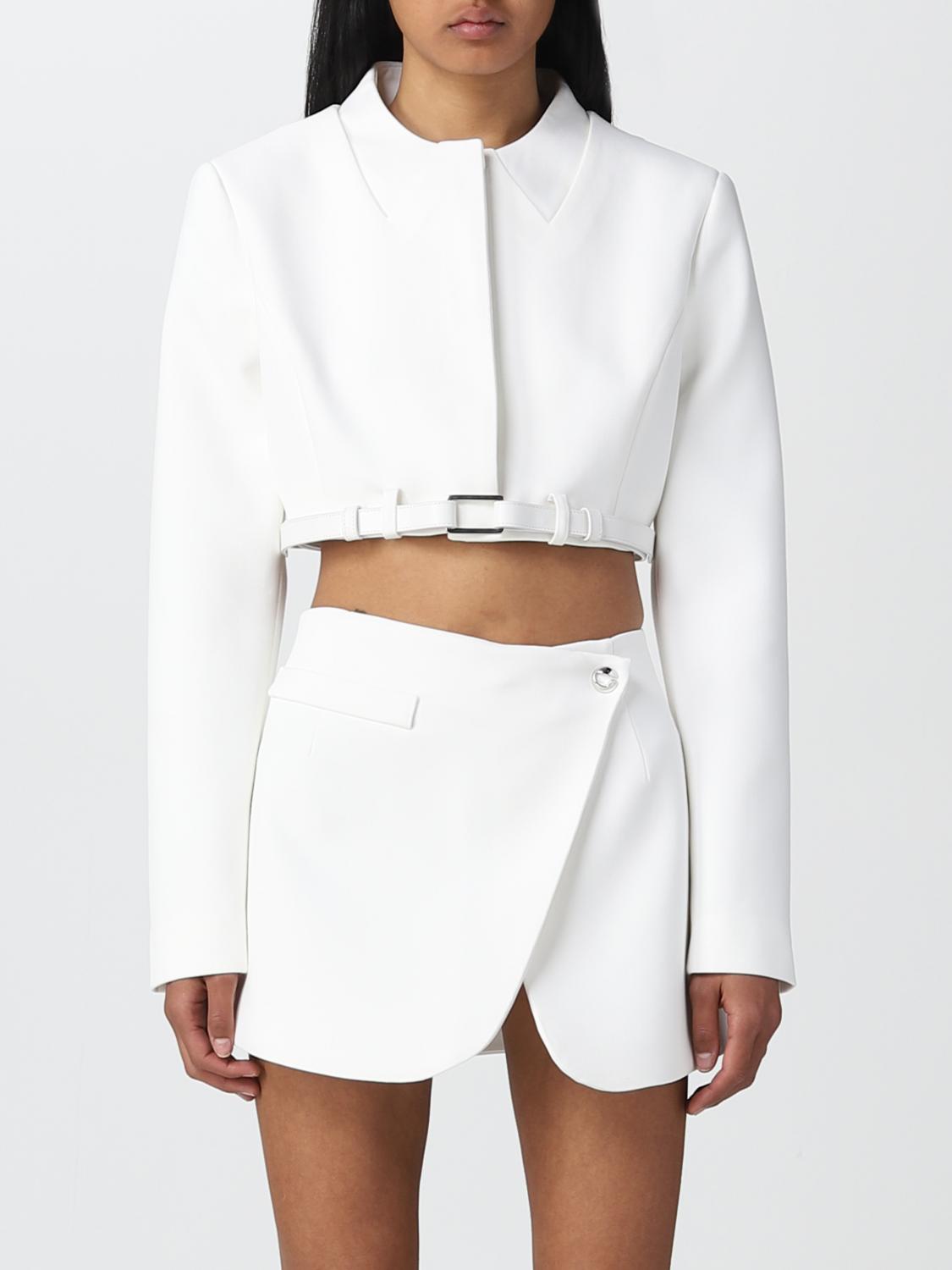 COPERNI: Jacket woman - White | Coperni jacket COPV33111 online at ...