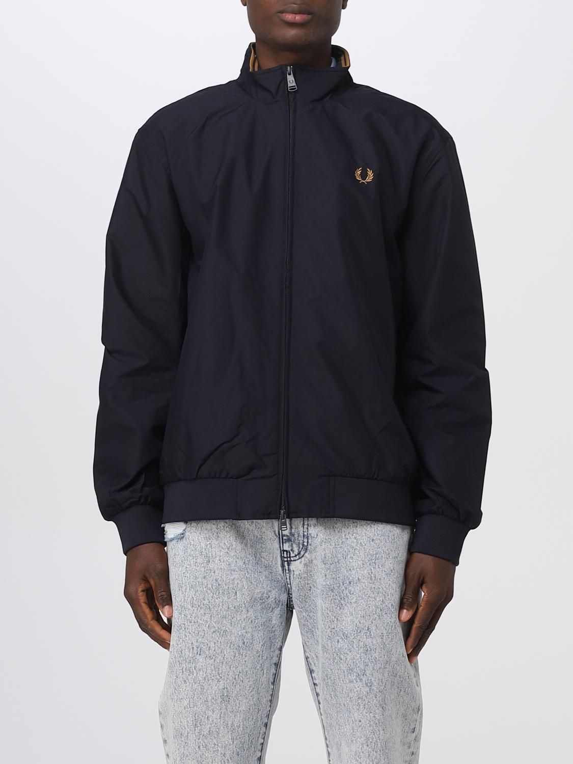 FRED PERRY: Jacket men - Blue | Fred Perry jacket J2660 online at ...