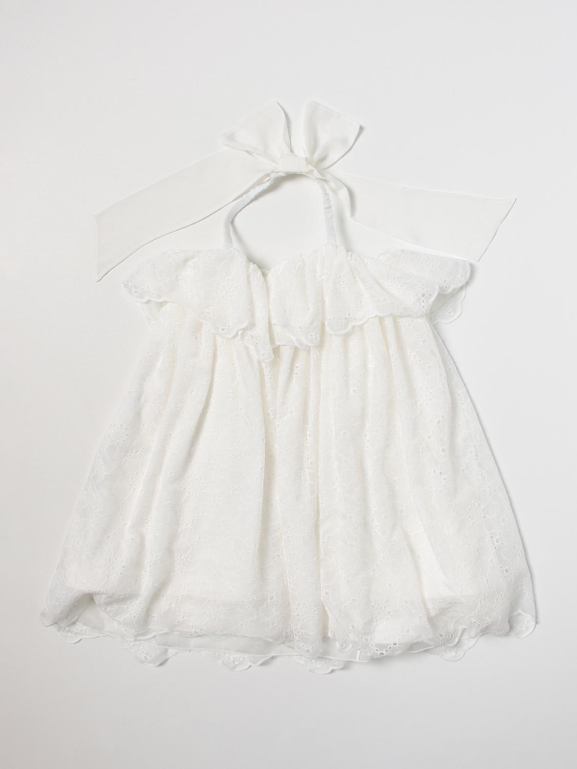 MI MI SOL: Dress kids - White | Mi Mi Sol dress MFAB573TS0732 online at ...