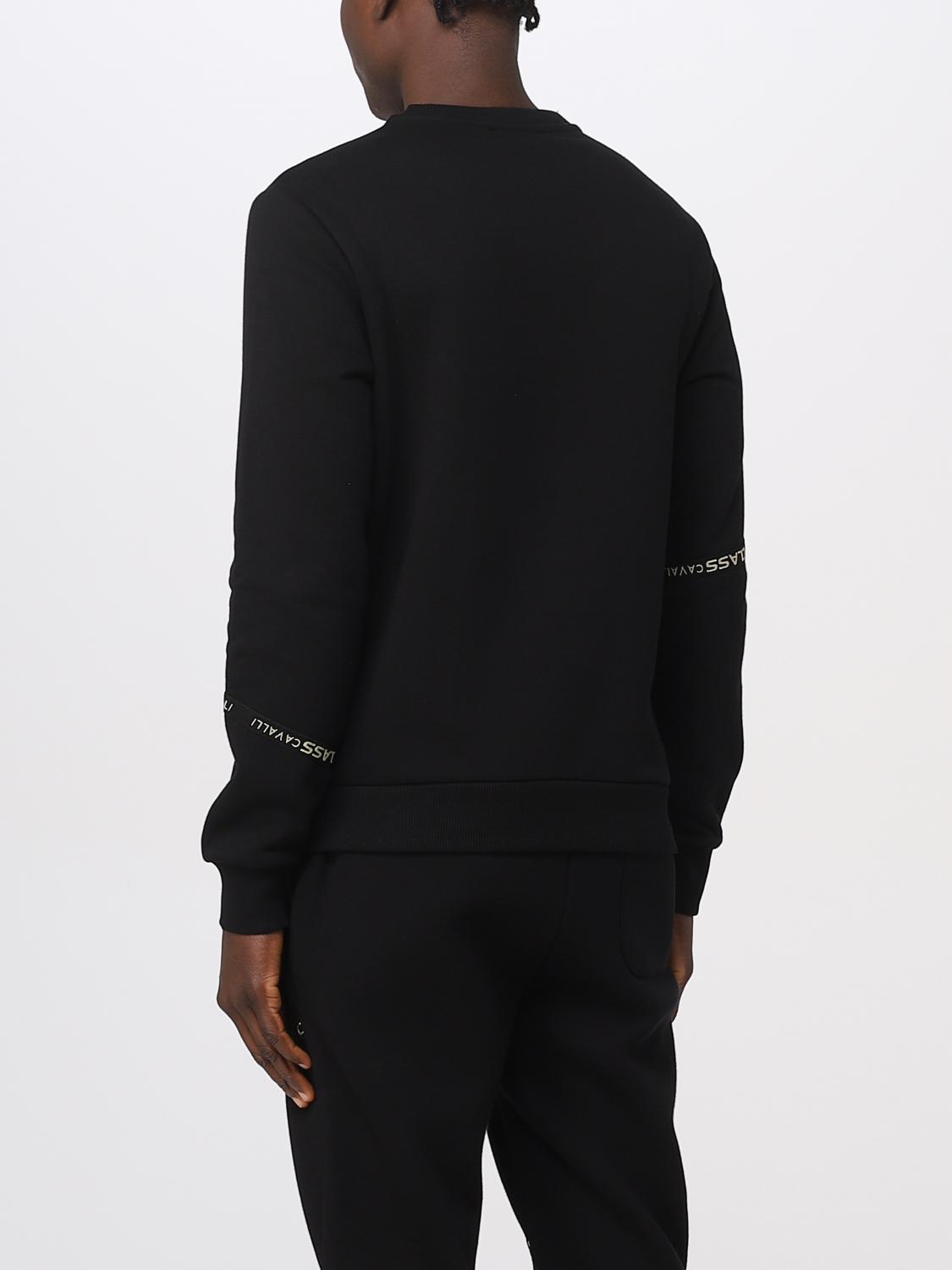Class Roberto Cavalli Sweatshirt men - Black | PXT66A-CF010 | GIGLIO.COM