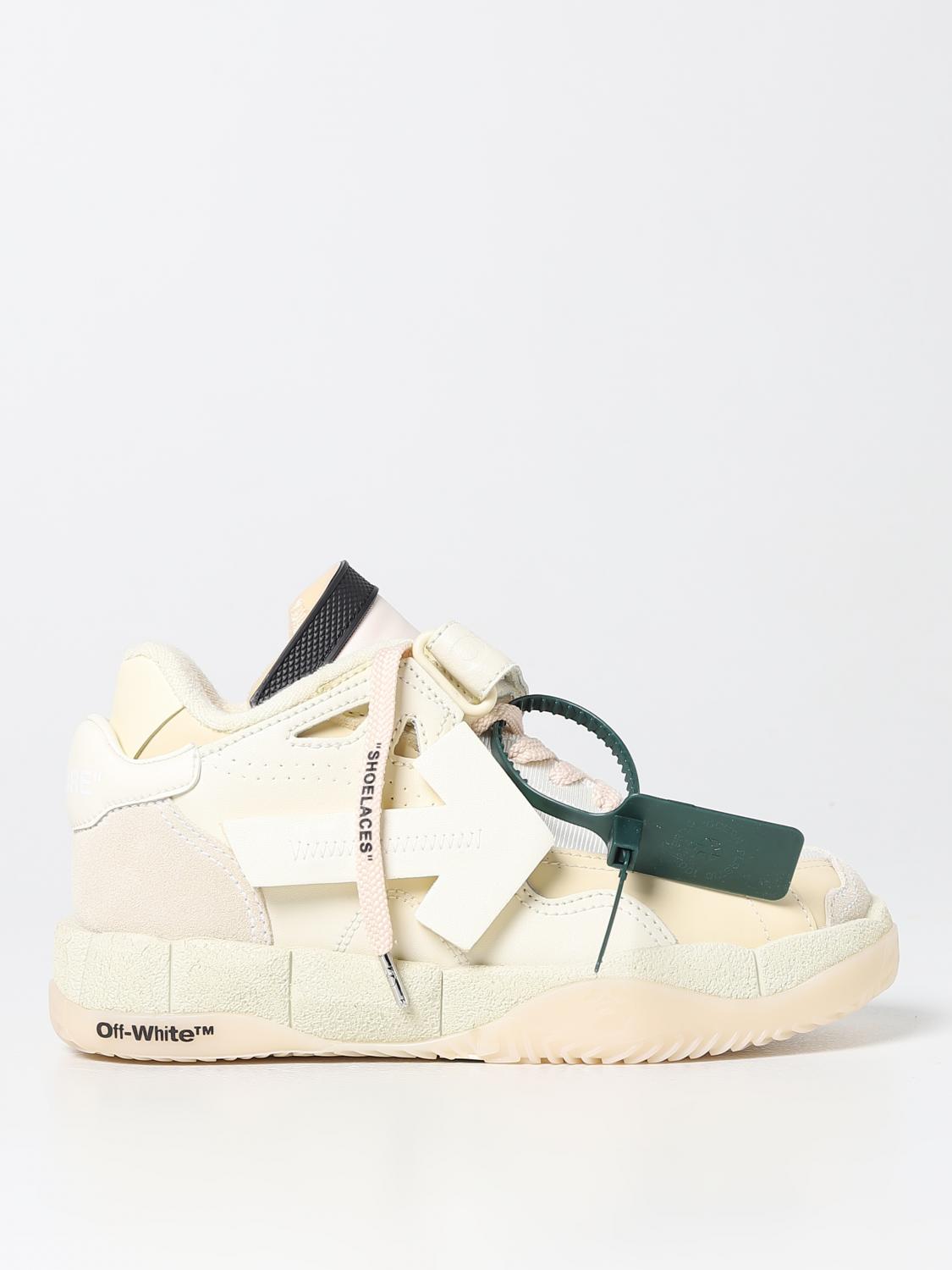 Off-White Puzzle Couture sneakers in nylon and suede - White ...