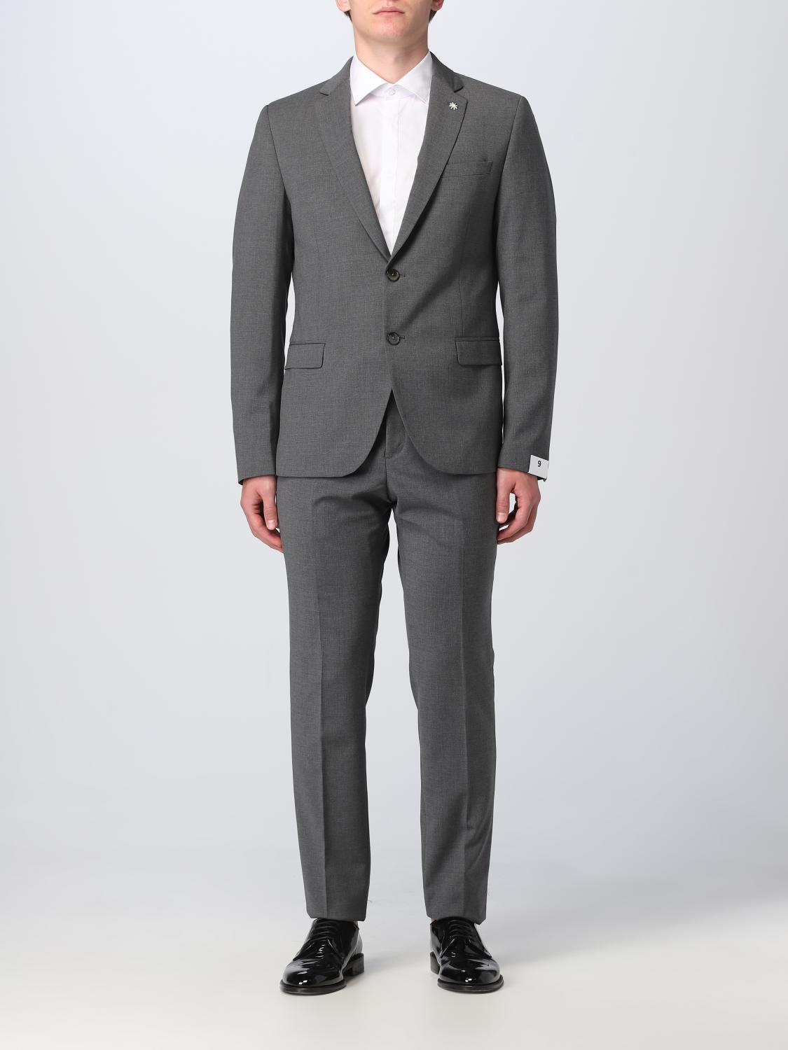 MANUEL RITZ: Suit men - Grey | Manuel Ritz suit 3432A3109230002 online ...