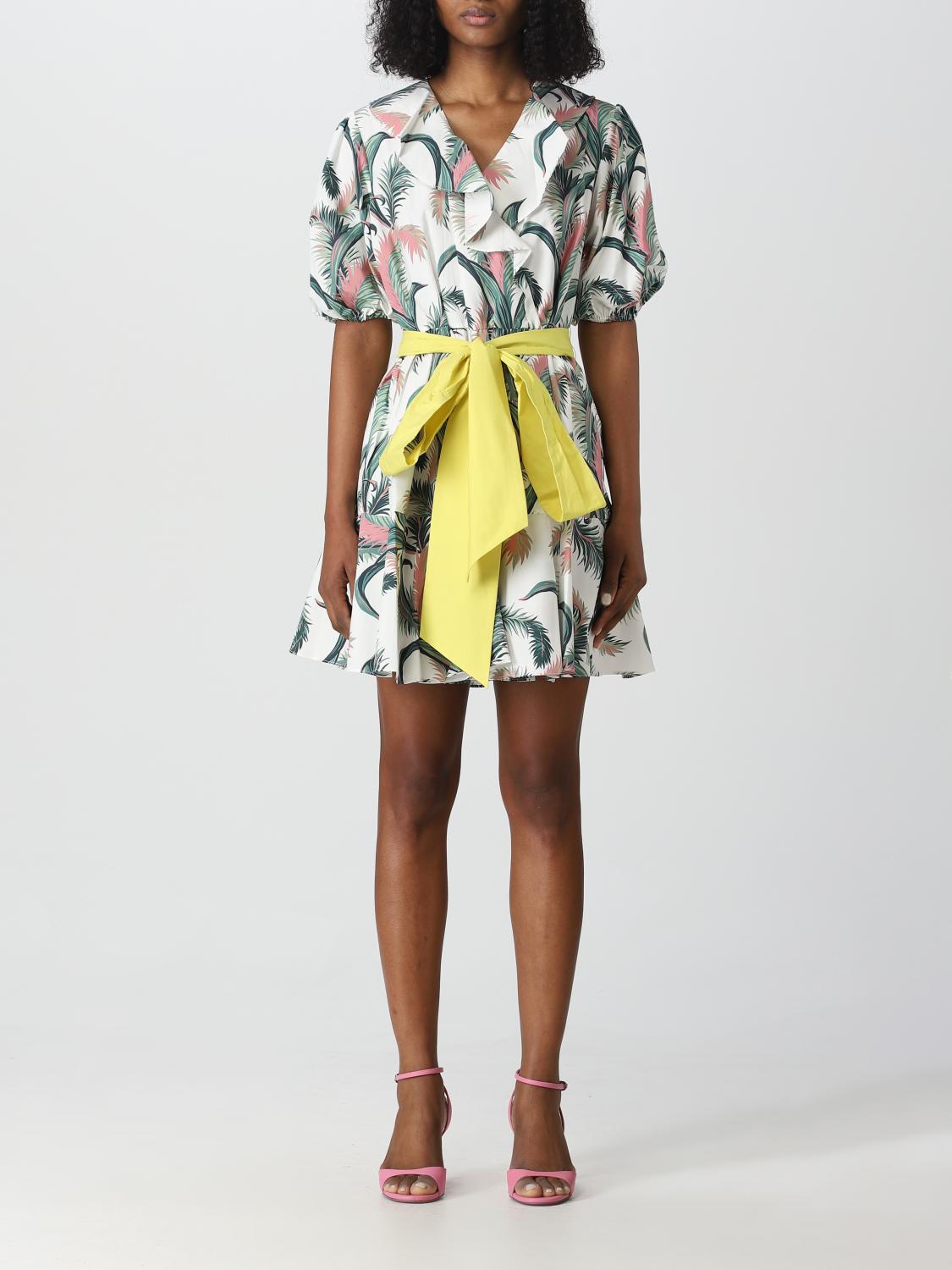 MAISON KITSUNÉ: Dress woman - Red | Maison Kitsuné dress KW01663WC4019 ...