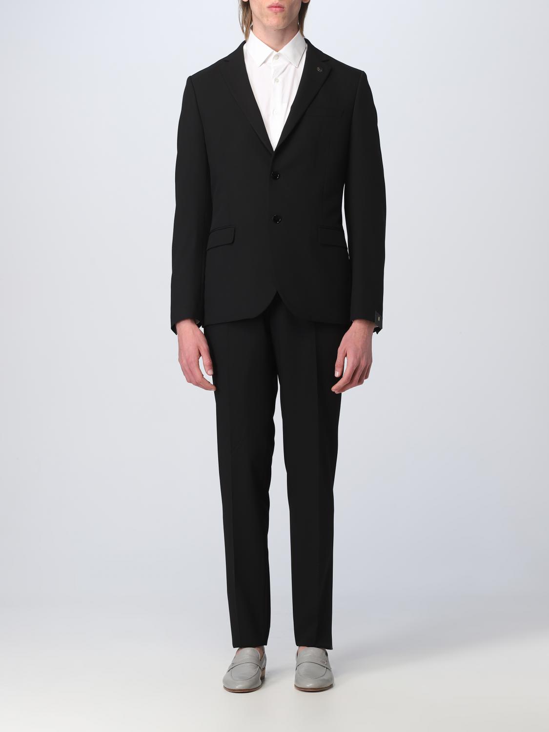 MANUEL RITZ: Suit men - Black | Manuel Ritz suit 3430A3318233270 online ...