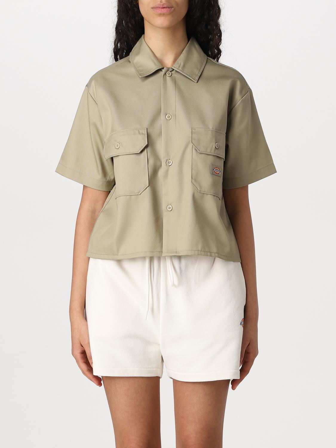 DICKIES: Shirt woman - Kaki | Dickies camicia DK0A4XKD online at GIGLIO.COM