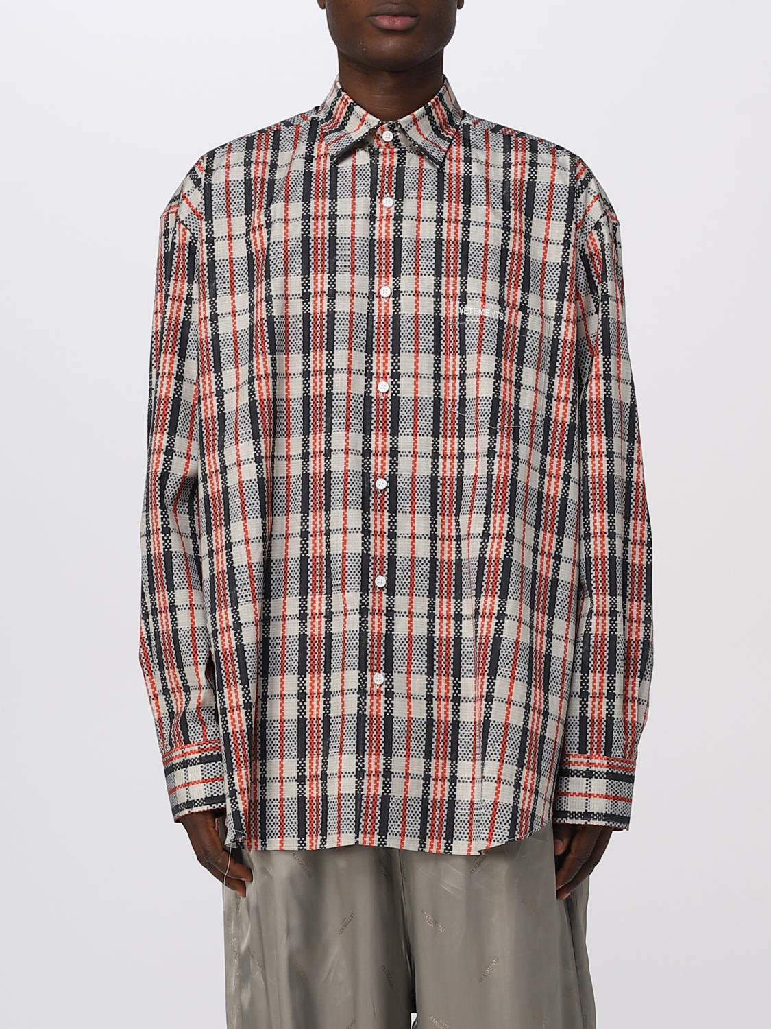 Vetements Outlet: Shirt men - Black | Vetements shirt UE63SH300B online ...