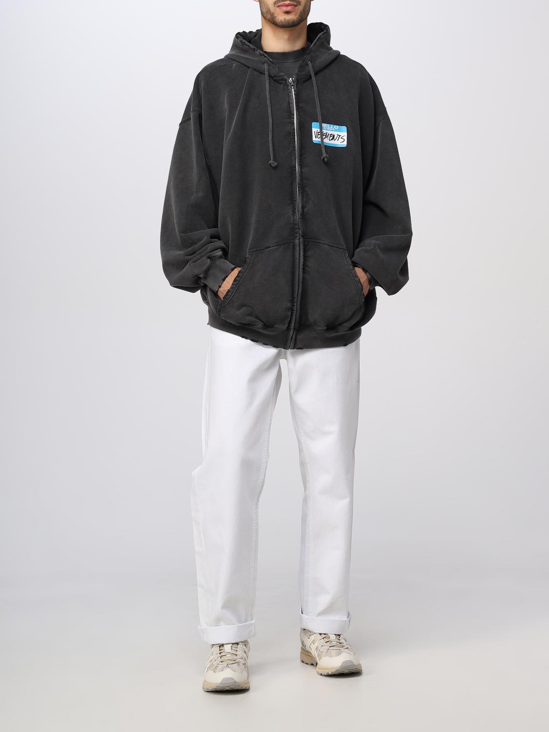 Vetements 스웨트셔츠 남성 - 블랙 | UE63HD440B | GIGLIO.COM