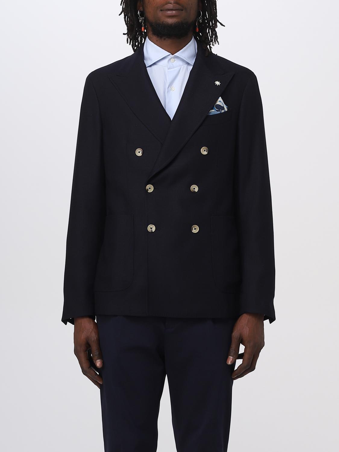 MANUEL RITZ: Blazer men - Blue | Manuel Ritz blazer 3432G2738233318 ...