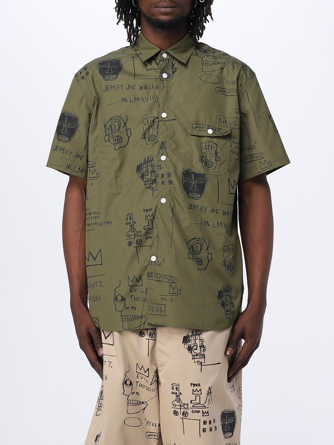 JUNYA WATANABE: Shirt men - Kaki | Junya Watanabe shirt JUNYA WATANABE: Shirt men - Kaki | Junya Watanabe shirt