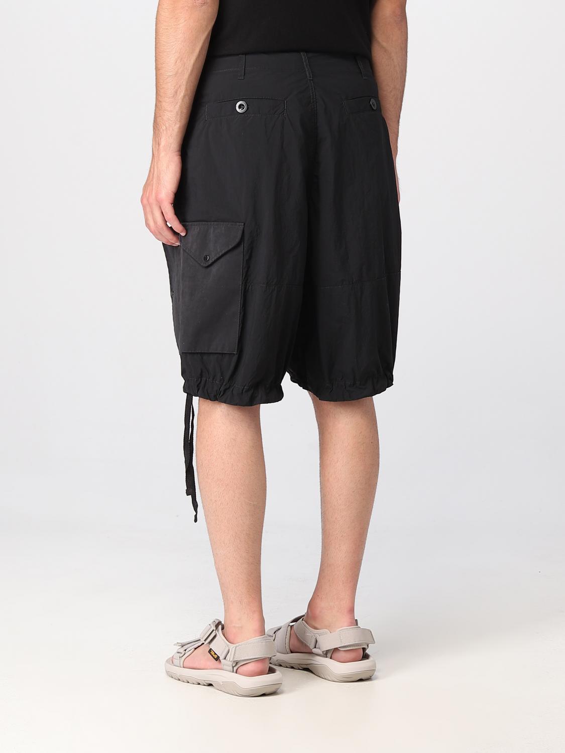 TEN C: Short men - Black | Ten C shorts 23CTCUP02096 online at GIGLIO.COM