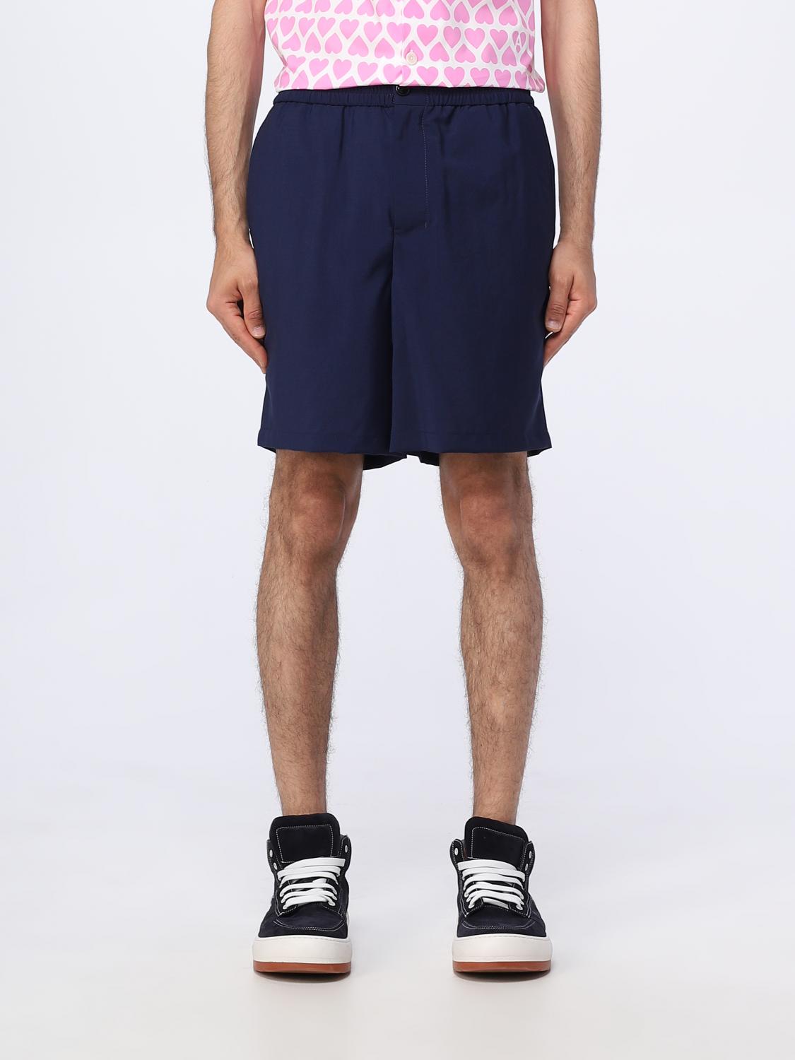 AMI PARIS: Short men - Blue | Ami Paris shorts HSO303279 online at ...