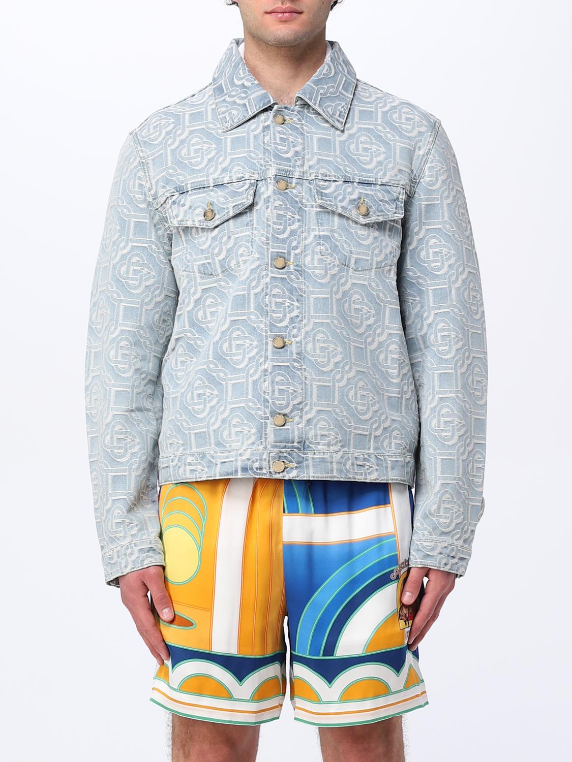 CASABLANCA: Jacket men - Blue | Casablanca jacket MS23JK003 online at ...
