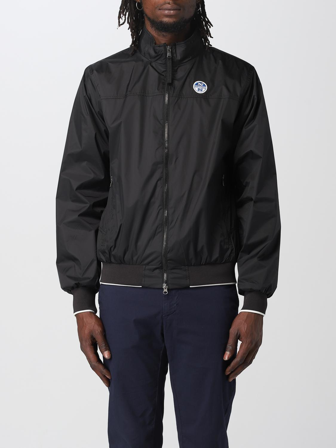 NORTH SAILS: Jacket men - Black | North Sails jacket 603191 online at ...