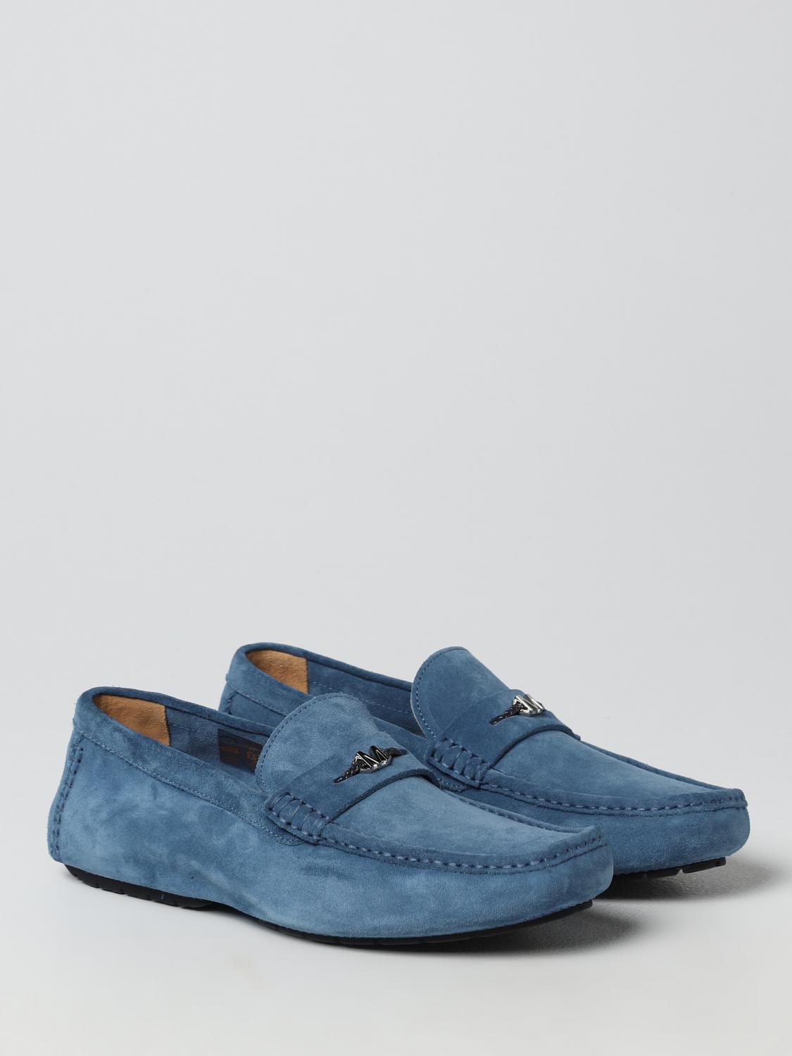 MORESCHI: Shoes men - Marine | Moreschi loafers 300027260301 online at ...