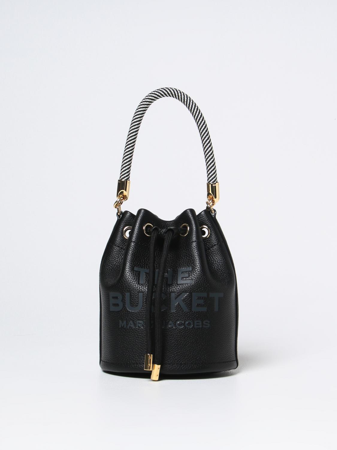 Marc jacobs black bucket bag store