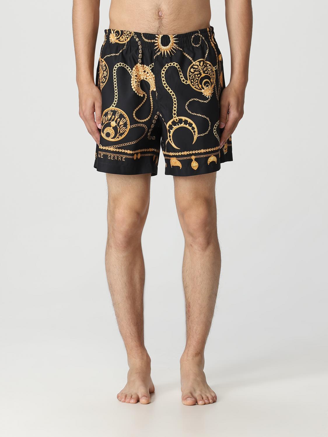 Marine Serre Swimsuit Men Black Marine Serre Swimsuit Sh035ss23m Online At Gigliocom