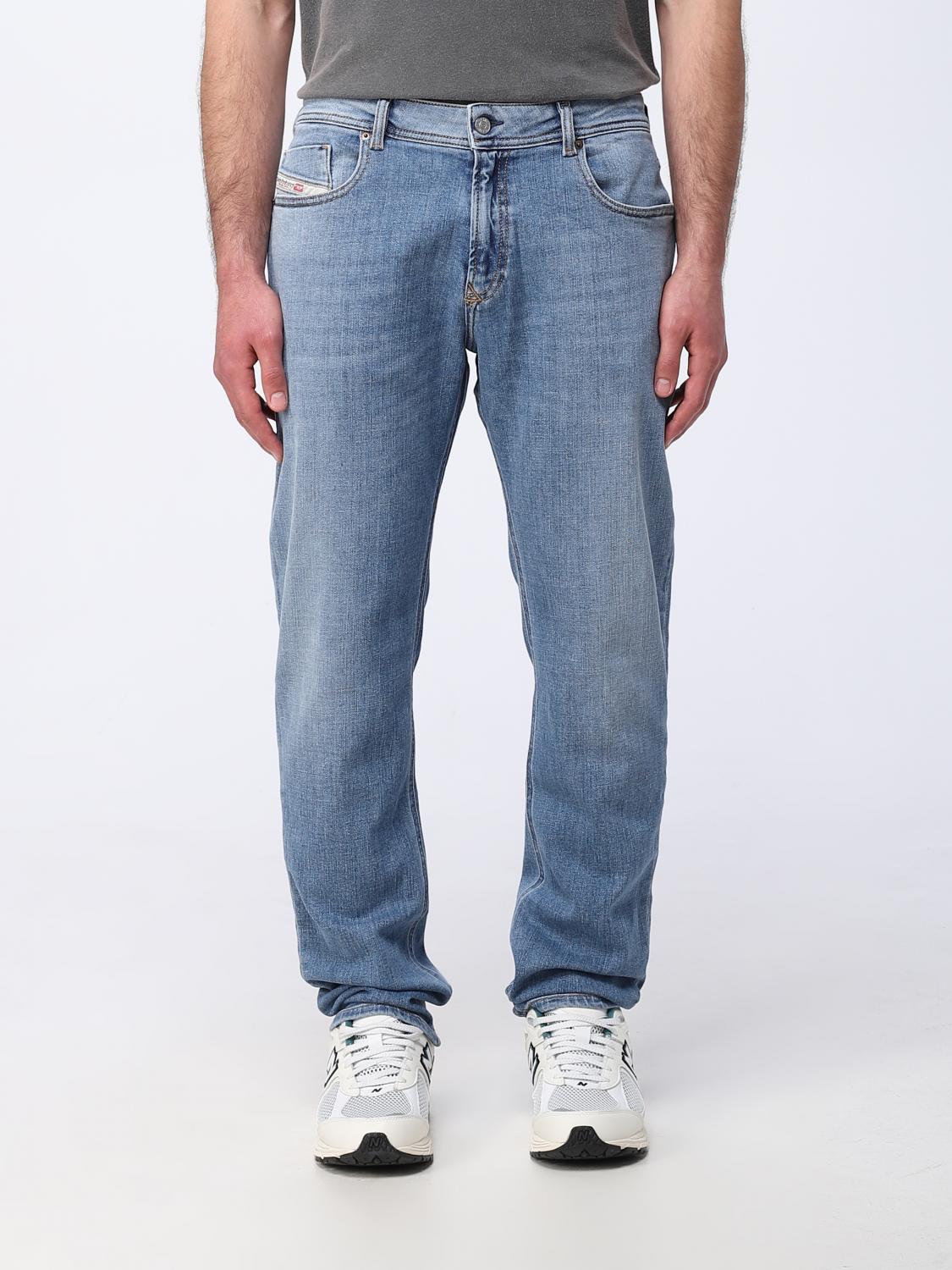 DIESEL: denim jeans - Blue | Diesel jeans A0359509C01 online at GIGLIO.COM