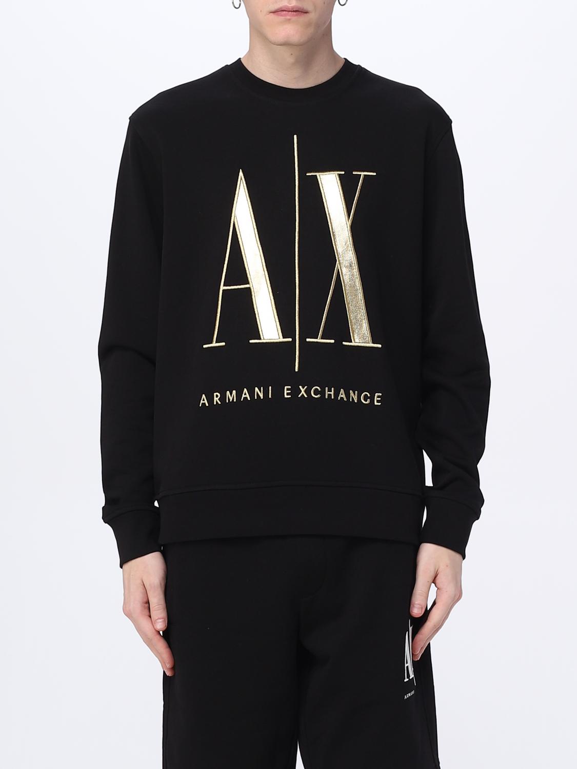 ARMANI EXCHANGE: Sweatshirt men - Black | Armani Exchange sweatshirt ...