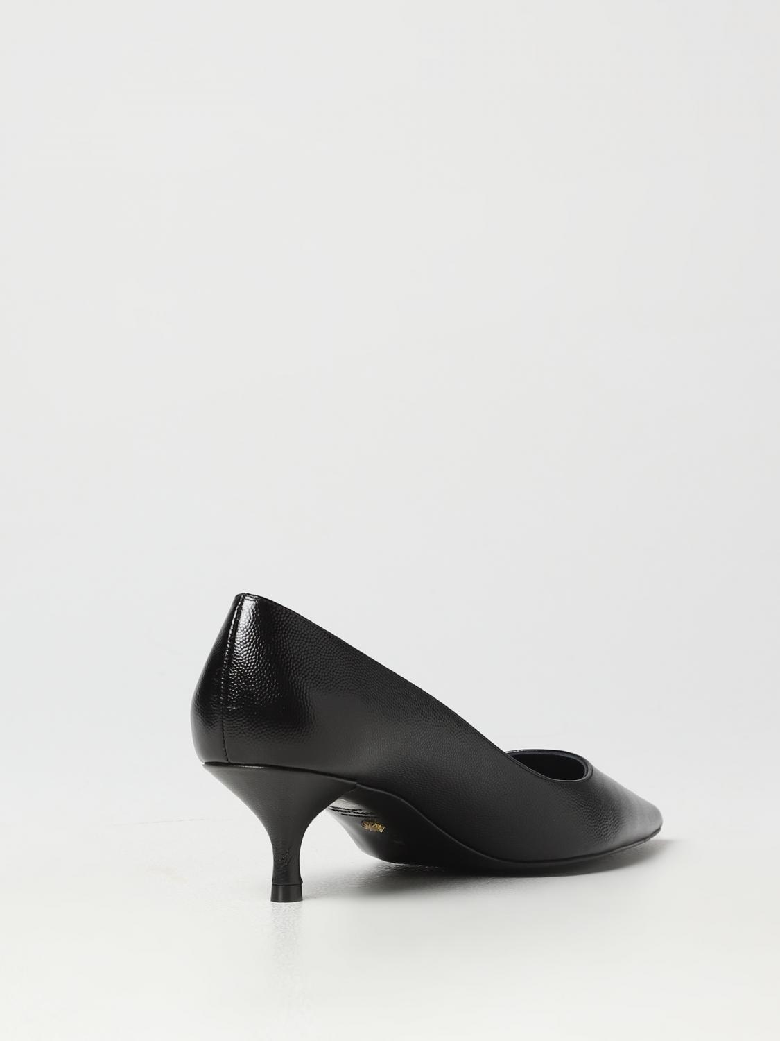 STUART WEITZMAN: pumps in grained leather - Black | Stuart Weitzman ...