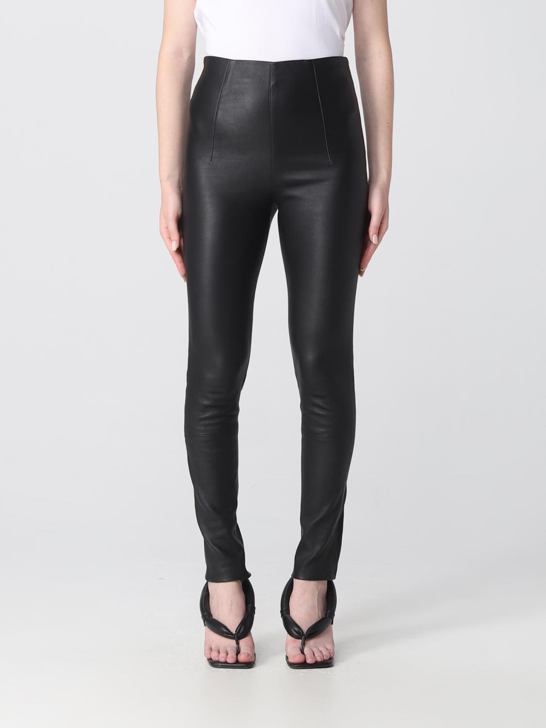 AMIRI: Pants woman - Black | Amiri pants WLP001 online at GIGLIO.COM